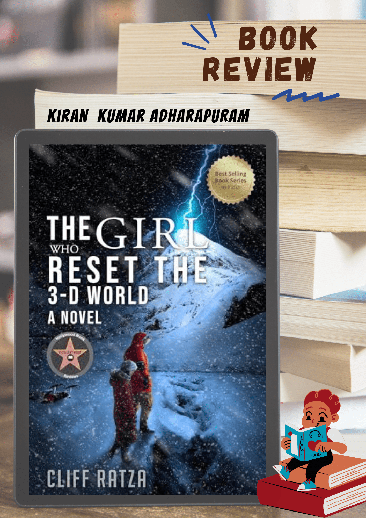 Book Review: The Girl Who Reset The 3-D World by Cliff Ratza By "Cliff ...